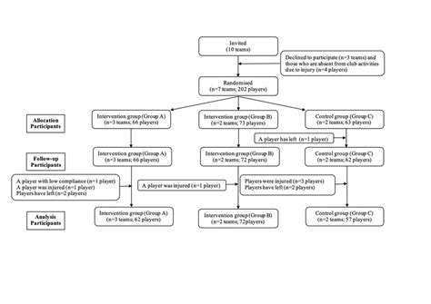 flowchart showing numbers of players participating download