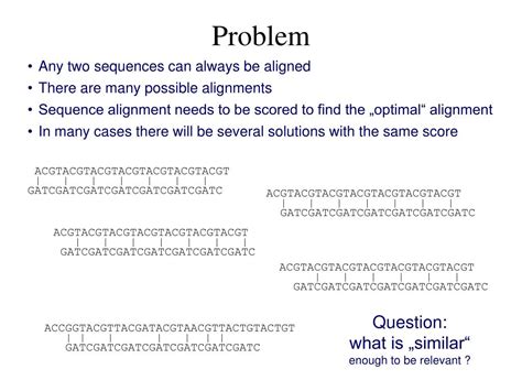 Ppt Pair Wise And Multiple Sequence Alignment Using Dynamic