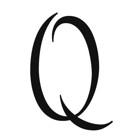 Printable Capital Letter Q In Cursive Free Download And Print For You