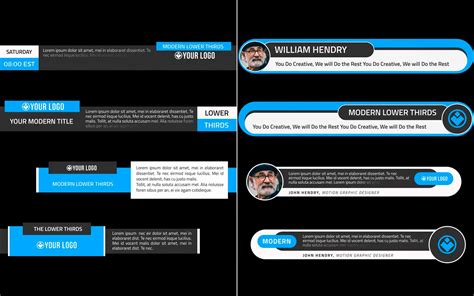 18 Modern Lower Thirds After Effects Graphic By Minnapicture · Creative Fabrica