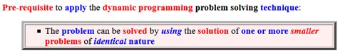 Pre Requsite Of Applying Dynamic Programming Explained In Graphic Way