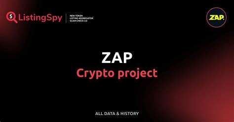 Zap Crypto Project Info Zap Listings Events Charts Community Analysis Listingspy