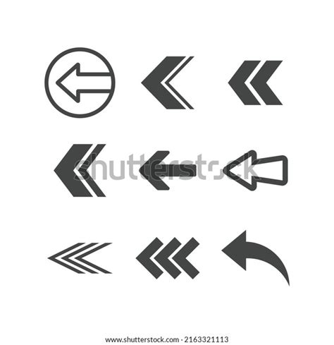 Arrow Set Collection Arrows Vector Set Stock Vector Royalty Free 2163321113 Shutterstock