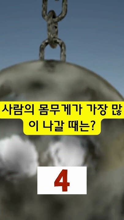 Day 퀴즈 33 사람의 몸무게가 가장 많이 나갈때는 알쏭달쏭 틀리는 넌센스 퀴즈 게임 Quiz Game Youtube