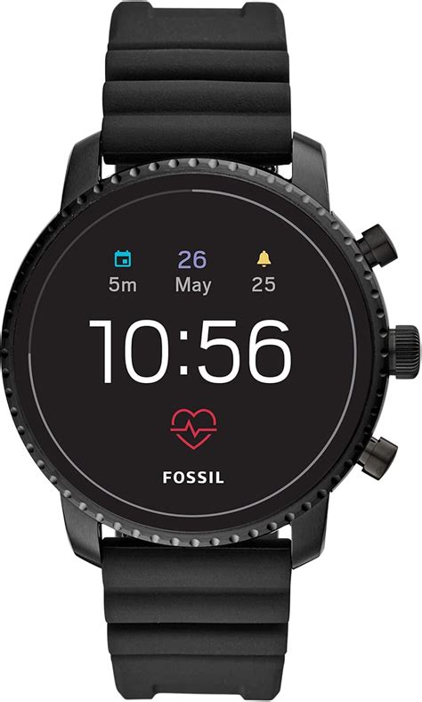 Fossil Mens Gen 4 Explorist Hr Heart Rate Stainless Steel