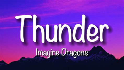 Imagine Dragons Thunder Lyrics One News Page Video