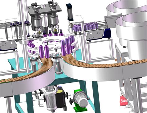 🍾 Industrial 3d Model Bottle Filling Capping Machine・ 3d File For ・cults