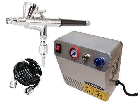AIRBRUSH Fingernagel / Make-Up Set Fengda® zur Heimanwendung - Airbrush ...