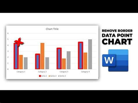 How To Remove Border From Data Point Of Chart In Word The Graphic Home