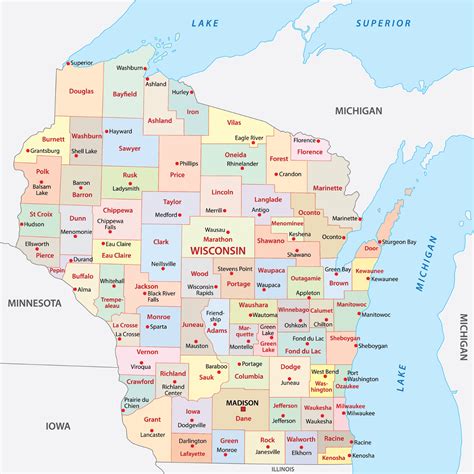 Unity Wisconsin Map At Oliver Silas Blog