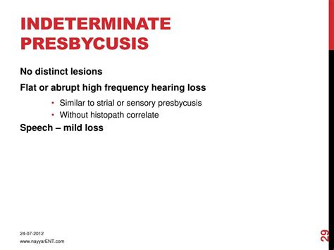 PPT PRESBYCUSIS PowerPoint Presentation Free Download ID