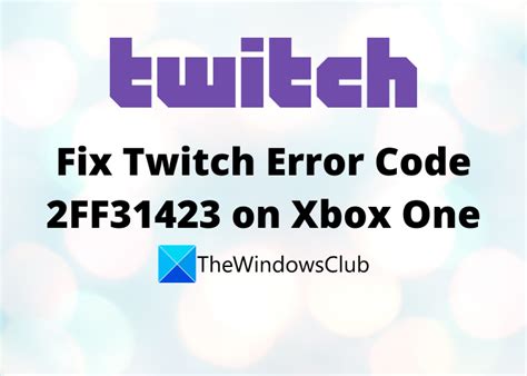 Twitch Error Loading Data Fix