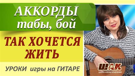 ТАК ХОЧЕТСЯ ЖИТЬ на гитаре гр Рождество Аккорды табы как играть на гитаре Песня на 3