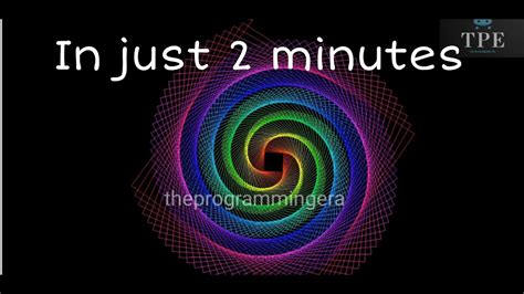 How To Make Rainbow Spiral In Python Python Turtle Graphics Youtube