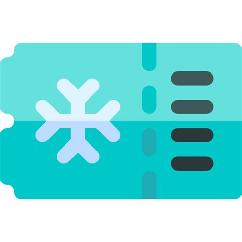 Ticket Basic Rounded Flat Icon