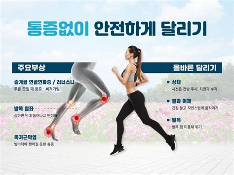 선선해진 날씨 달리기 즐겨볼까부상 없이 뛰는법