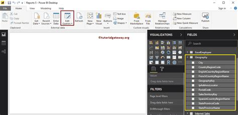 Remove Or Reorder Columns In Power Bi