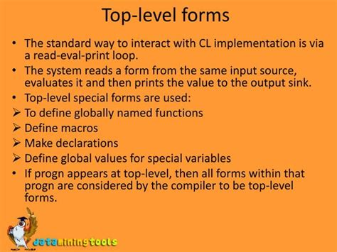 Lisp Program Structure In Lisp Pptx