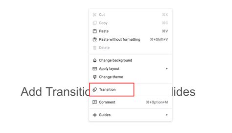How To Add Transitions On Google Slides Easy Ways