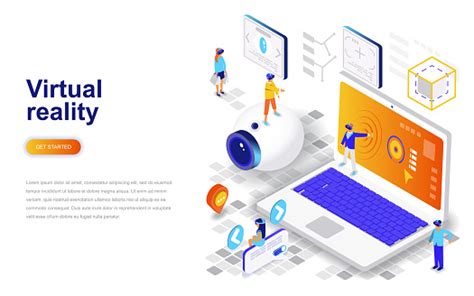 가상 현실과 안경 현대적인 평면 디자인 아이소메트릭 개념 3차원 형태에 대한 스톡 벡터 아트 및 기타 이미지 3차원 형태
