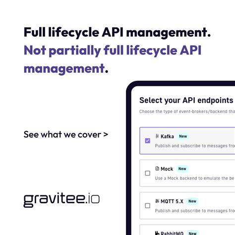 Gravitee On Linkedin Full Lifecycle Api Management
