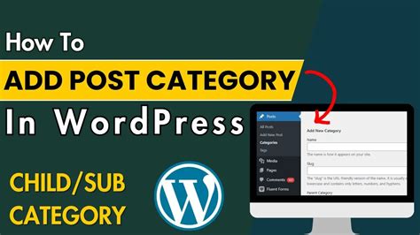 How To Create Categories And Subcategories In Wordpress