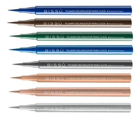 Kit Plumín Delineador Para Ojos Tendencia Bissú Envío Gratis