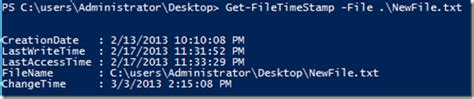 Finding A Files Mft Timestamp Using Powershell Learn Powershell