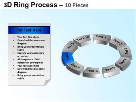 PowerPoint Presentation Designs Chart Ring Process Ppt Slide