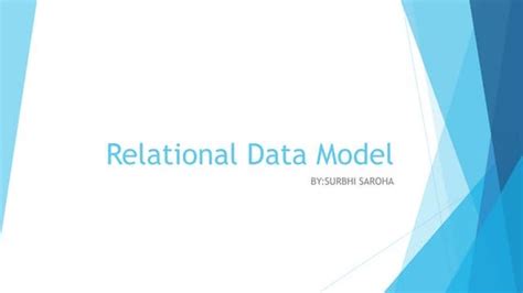 Relational Data Model Introduction | PPT