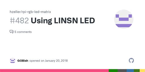 Using LINSN LED Issue Hzeller Rpi Rgb Led Matrix GitHub