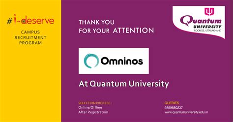 Placement Drive Of Omninos Technologies International Pvt Ltd For B