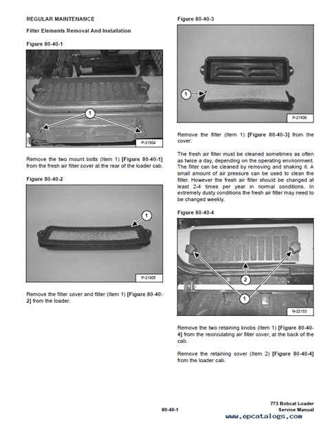 Bobcat HF Turbo Loaders G Series Service Manual PDF