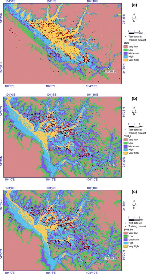 Coseismic Landslide Susceptibility Maps Constructed By Various Soft Download Scientific Diagram