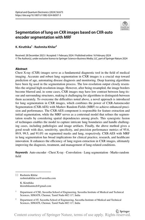 Segmentation Of Lung On Cxr Images Based On Cxr Auto Encoder