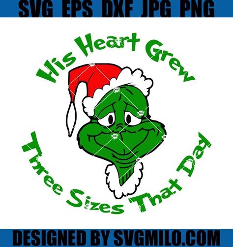 Grinch Heart Grew