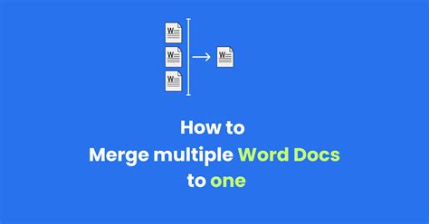 How To Merge Word Documents 3 Easy Methods Samplates