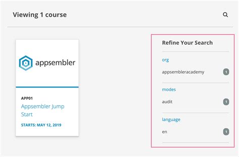 hiding the refine your search panel from your open edx course catalog