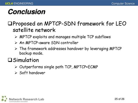 multipath tcp in sdn enabled leo satellite networks ppt download