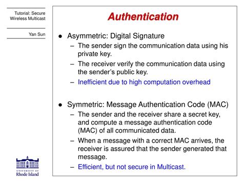 Ppt Tutorial Wireless Multicast Security Powerpoint Presentation