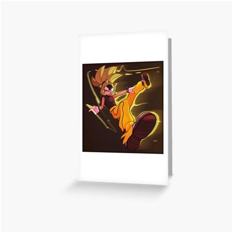 Surge The Tenrec Sonic Greeting Card For Sale By Secrettps Redbubble