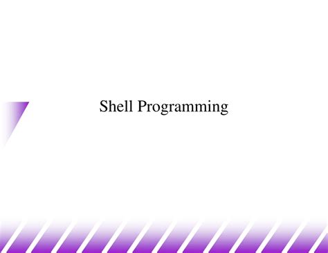 Ppt Shell Programming Powerpoint Presentation Free Download Id1424220