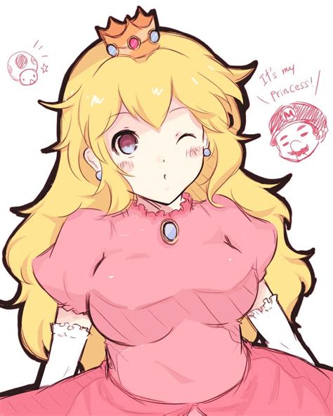 Princess Peach And Big By Fangsofdestiny On Deviantart