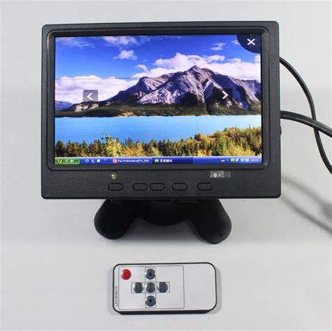 7inch Lcd Monitor 1280800 With Hdmivgaav Input Signal Europe Power