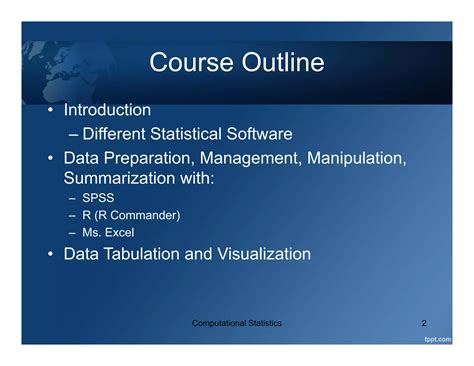 introduction to computational statistics pdf computing technology and computing