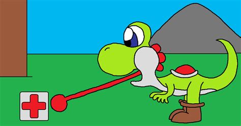 Yoshi Eats Something By Wearethemostawesome On Deviantart