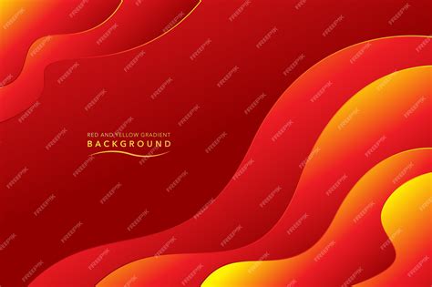 Premium Vector Red And Orange Gradient Background Wavy And Flow Shadow Design