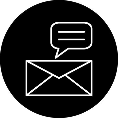 Message Vector Icon Style 22544813 Vector Art At Vecteezy