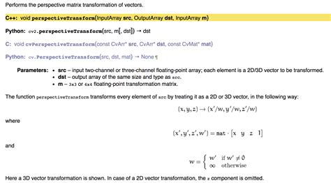 C Transforming Perspective In Javascript Matrix Math Stack Overflow