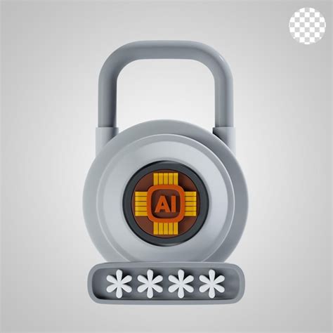 Premium Psd Ai Security 3d Icon And Illustration